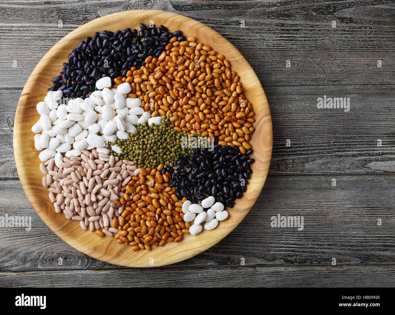 Mix of beans and lentils, super food Stock Photo - Alamy