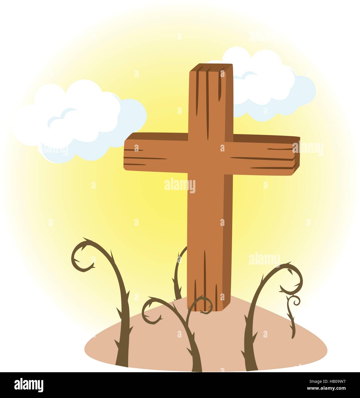 Cross painting Stock Vector Images - Alamy