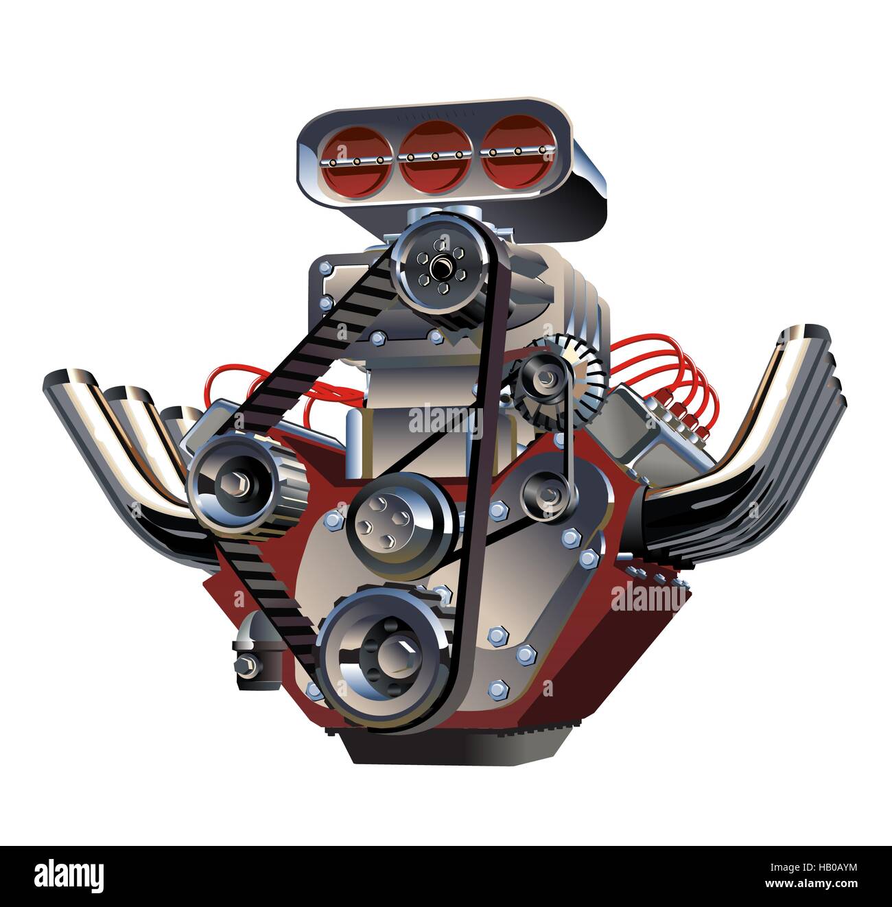 Vector Cartoon Turbo Engine High Resolution Stock Photography and ...