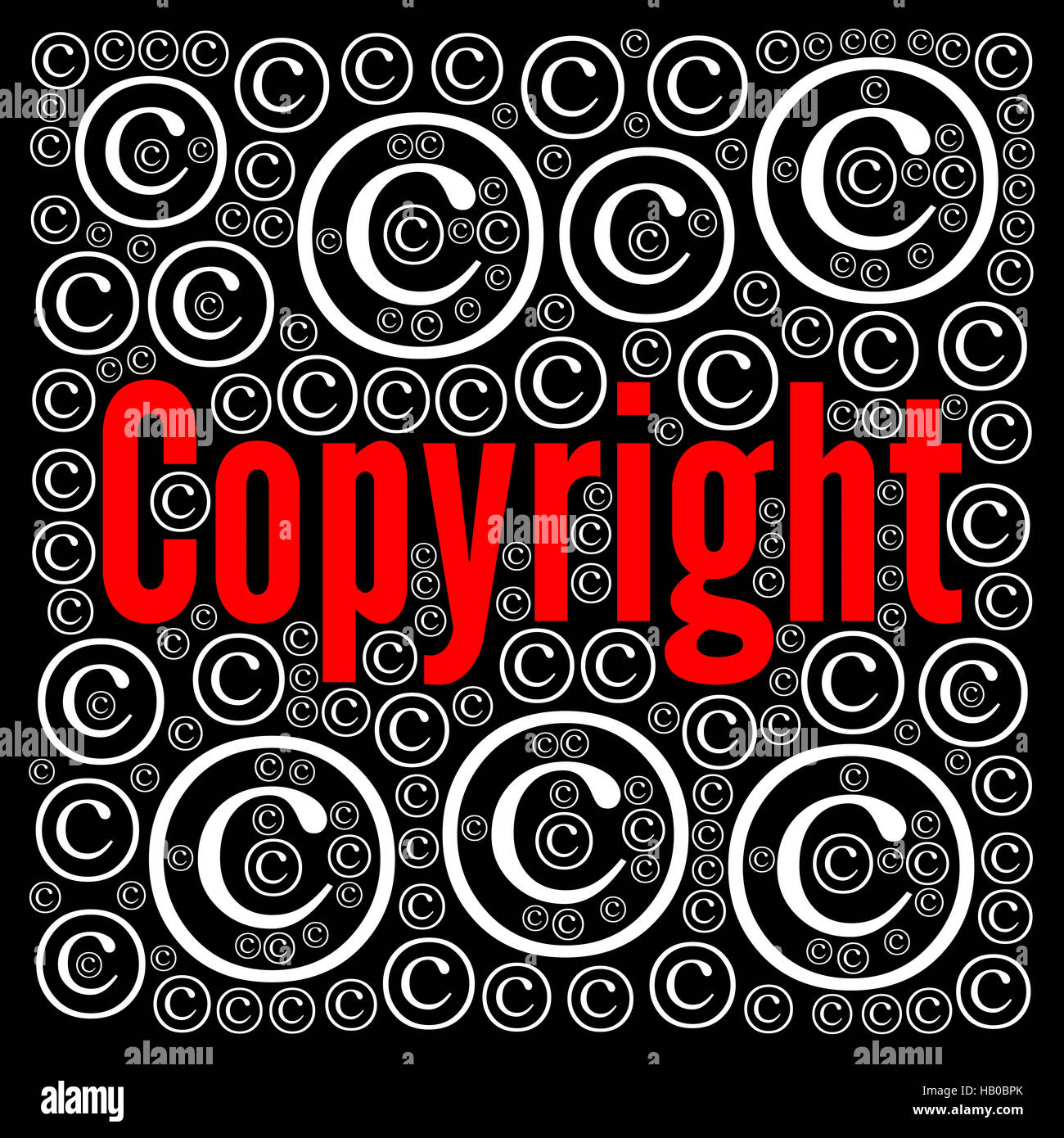 Copyright sign illustration symbol Stock Photo - Alamy