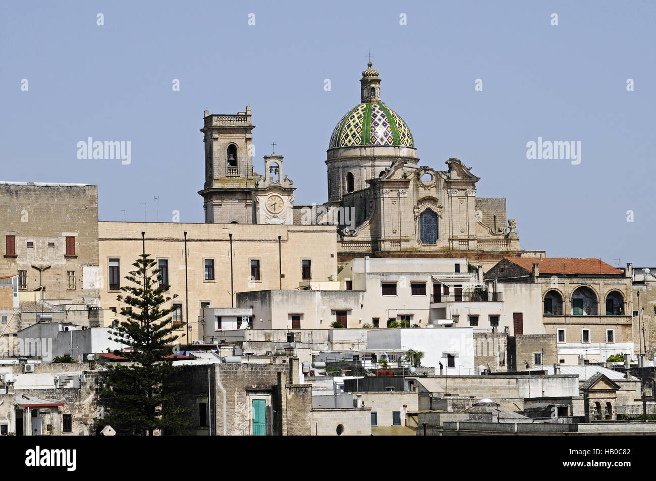 Cathedral, cityscape, Oria, Apulia, Italy Stock Photo - Alamy