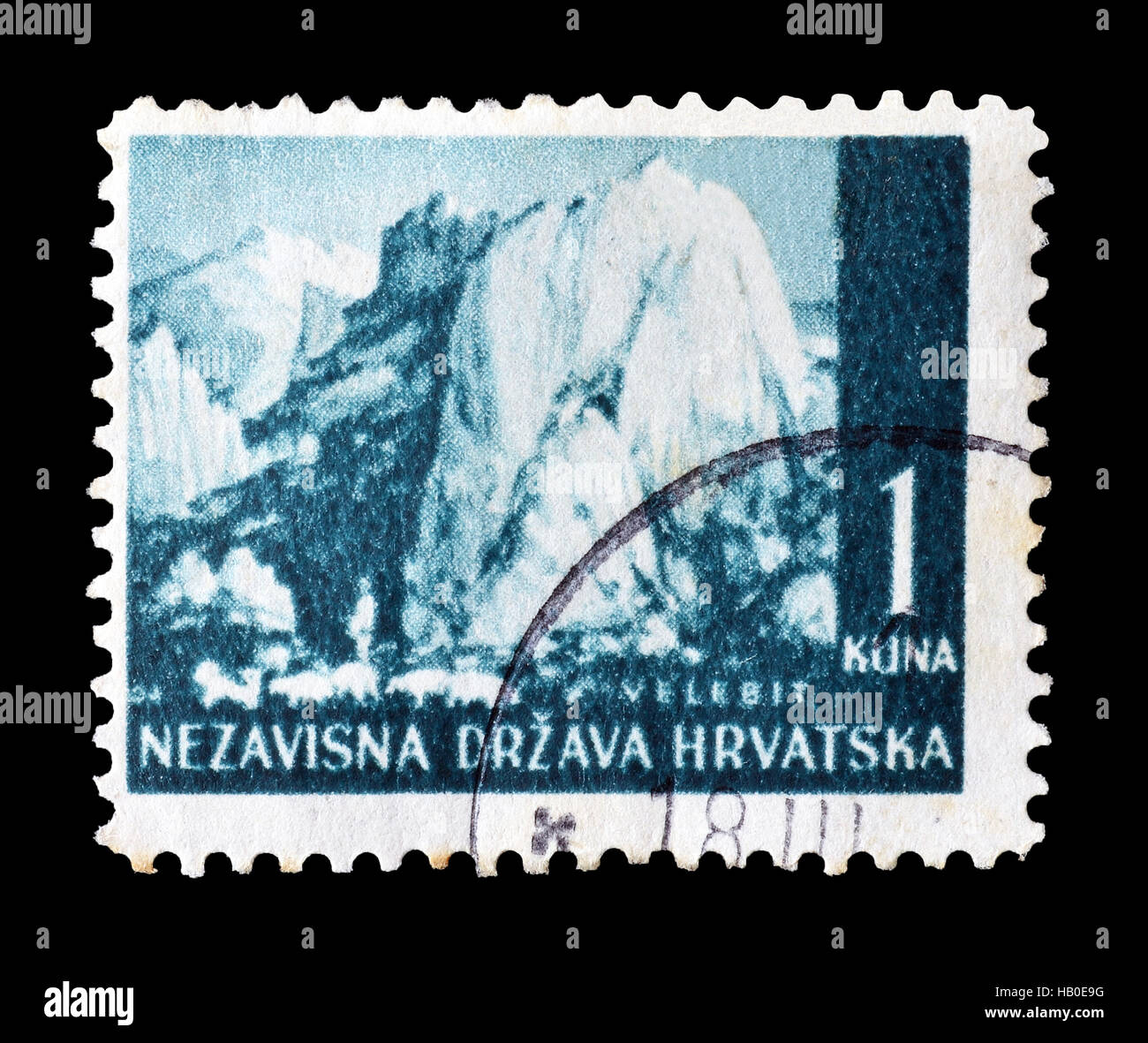 Croatia stamp 1941 Stock Photo - Alamy