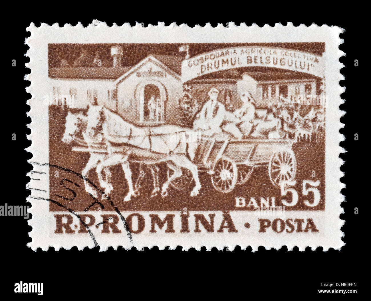 Romania stamp 1959 Stock Photo - Alamy