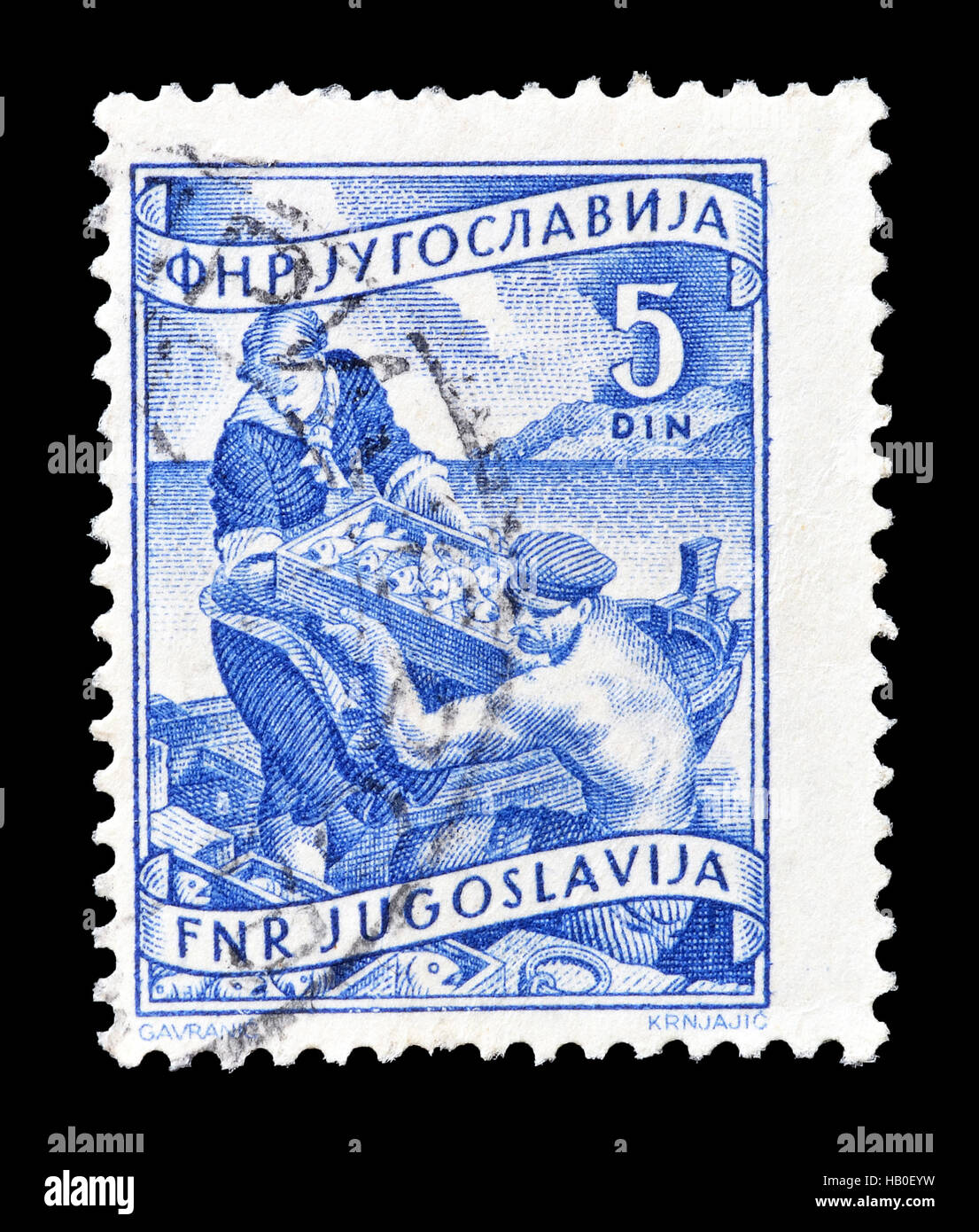 Yugoslavia stamp 1950 Stock Photo - Alamy