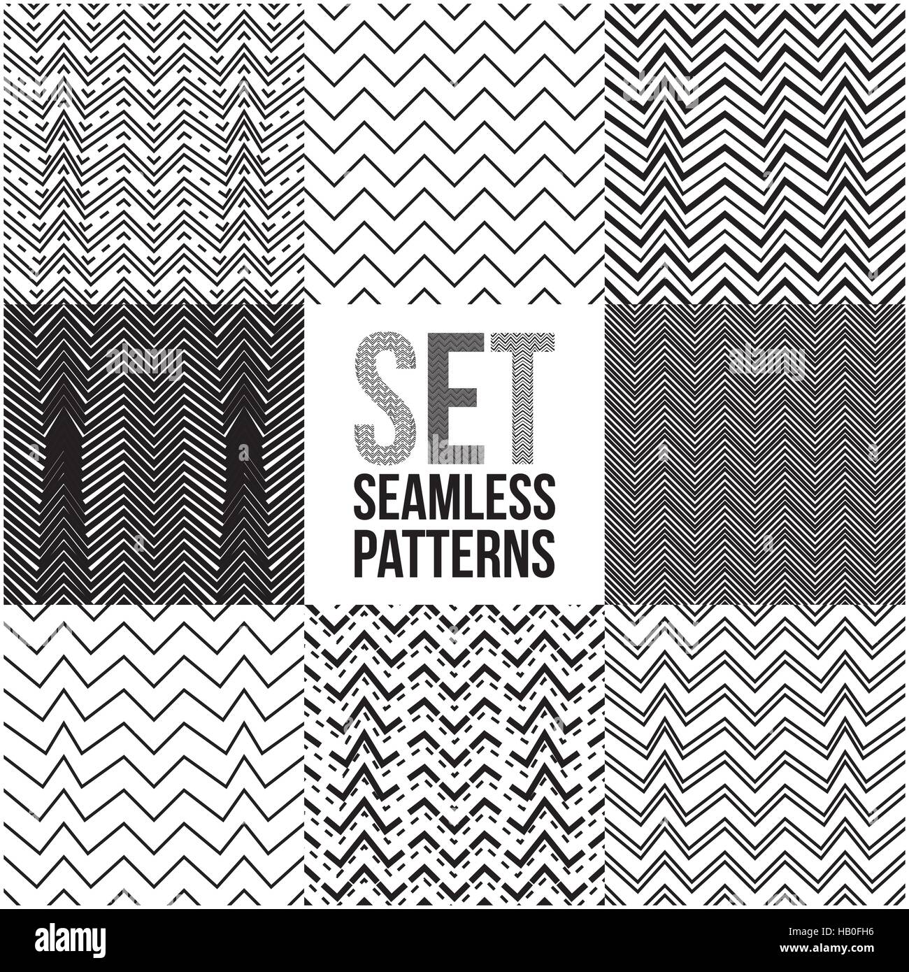 Black And White Zigzag Patterns High Resolution Stock Photography and ...