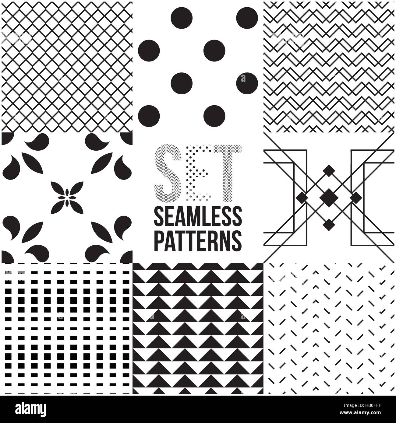 Universal different vector seamless patterns Stock Vector Image & Art - Alamy