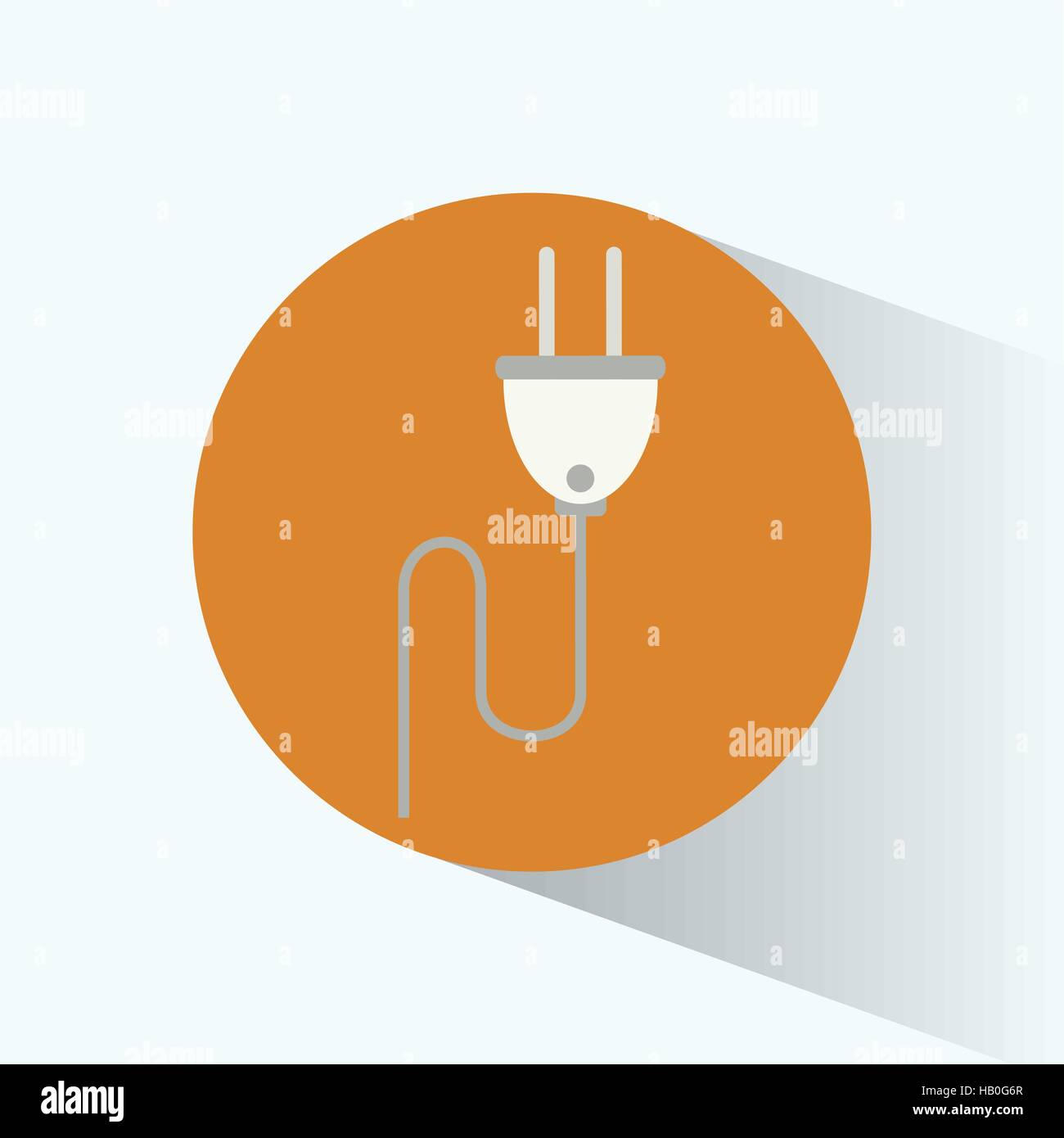 cable plug energy electric sign Stock Vector Image & Art - Alamy