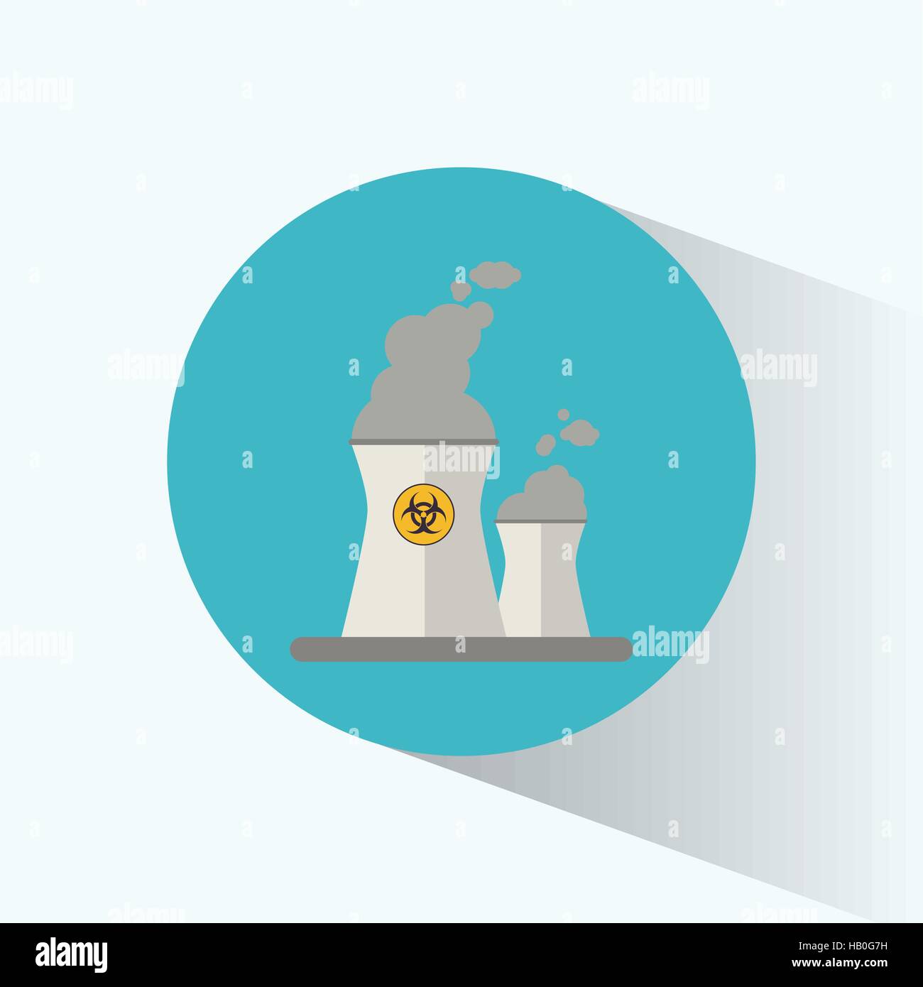 nuclear power station energy sign Stock Vector Image & Art - Alamy