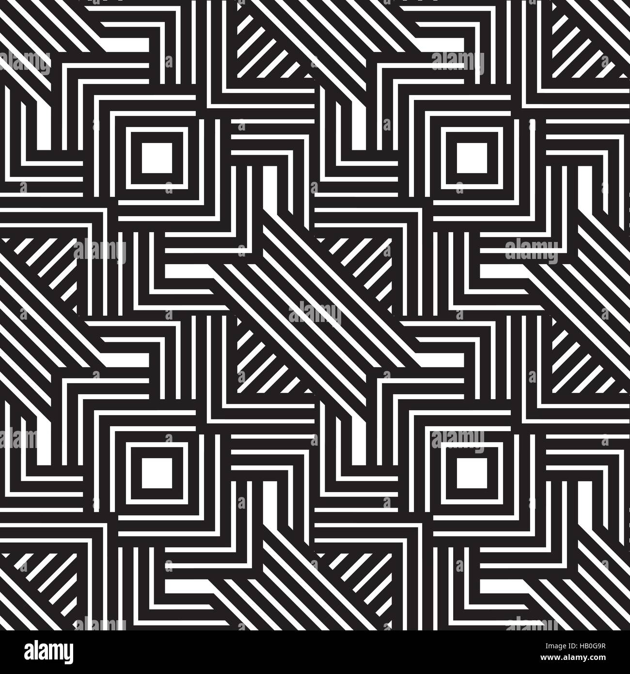 Abstract lines seamless pattern. Modern stylish geometric backgr Stock ...
