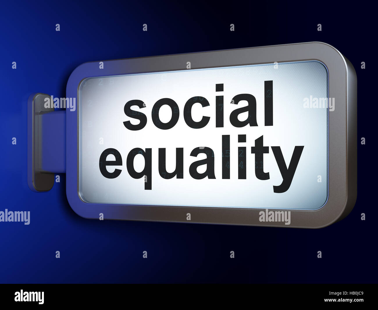 Politics concept: Social Equality on billboard background Stock Photo ...