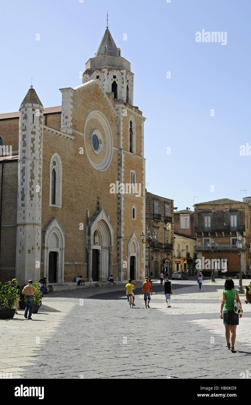 Santa Maria, cathedral, Lucera, Italy Stock Photo - Alamy