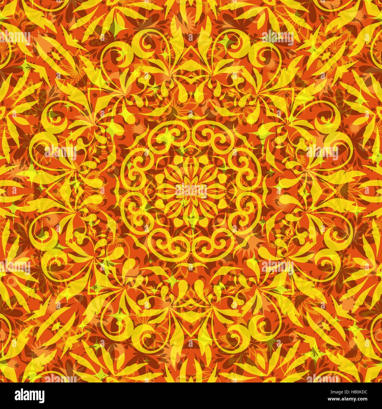 Seamless Floral Pattern Stock Photo - Alamy