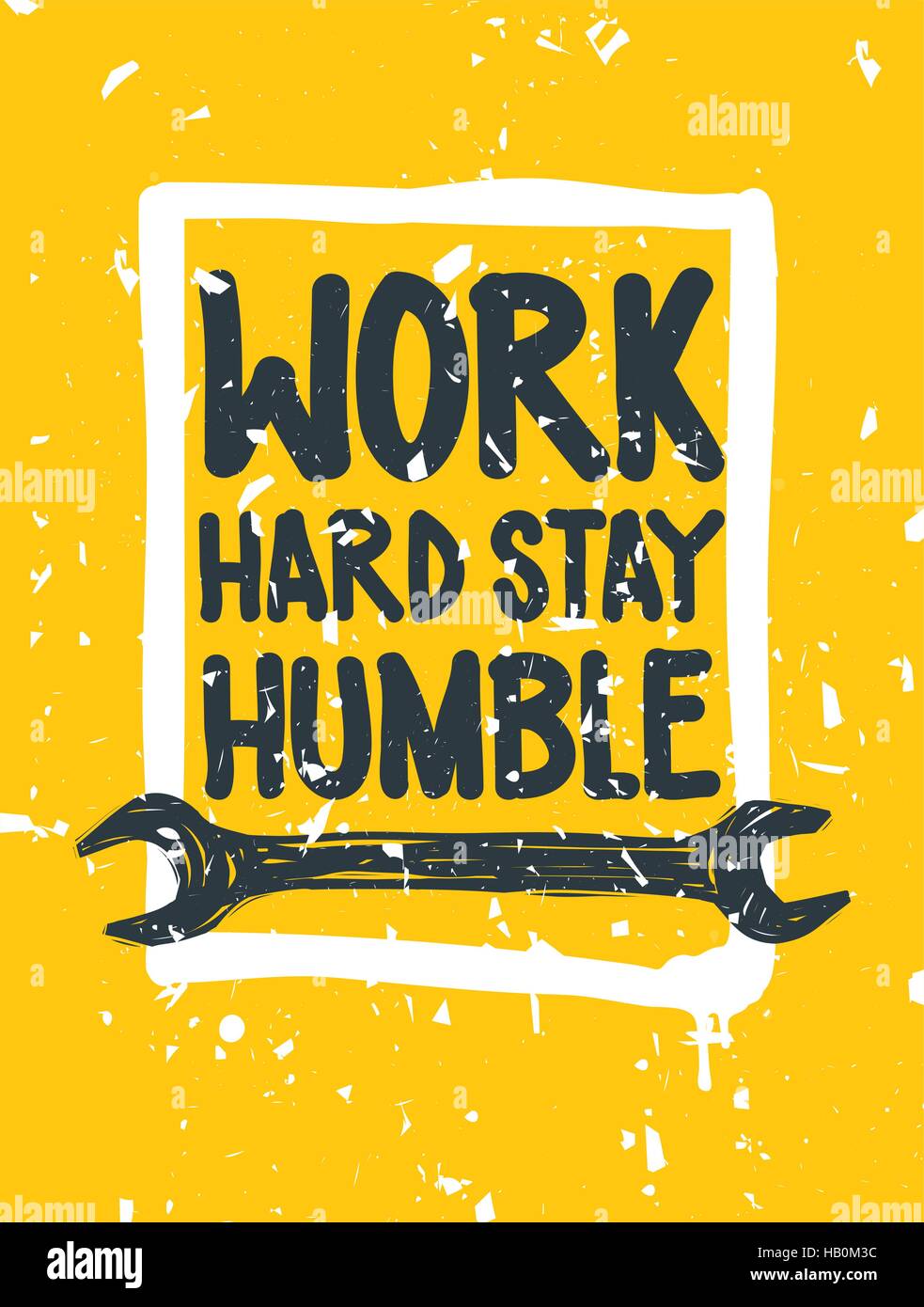 Work hard stay humble. Inspirational Quote Poster Stock Vector Image ...