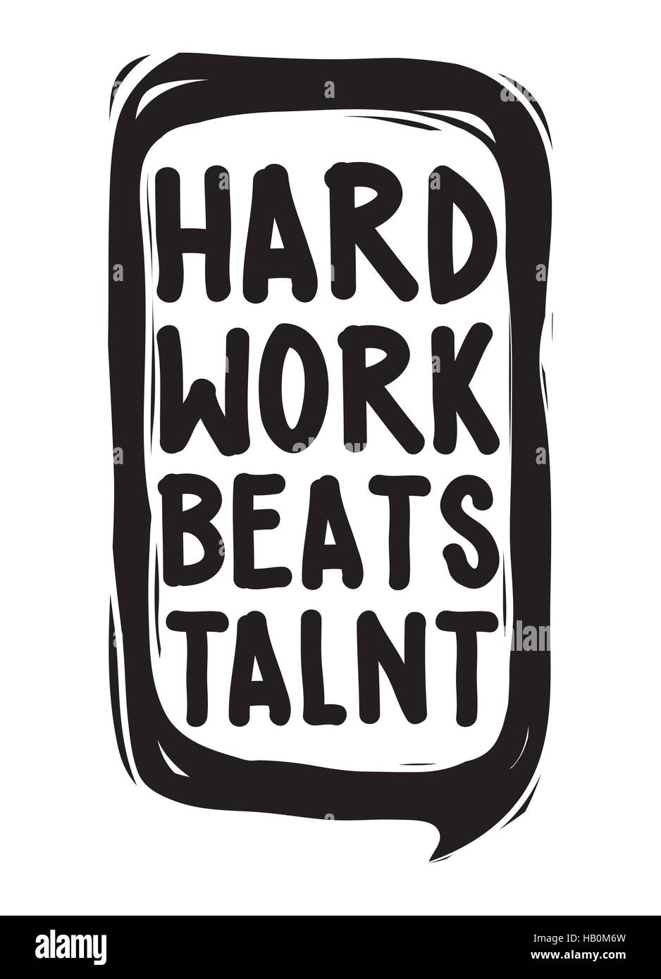 Work hard motivational poster vector hi-res stock photography and ...