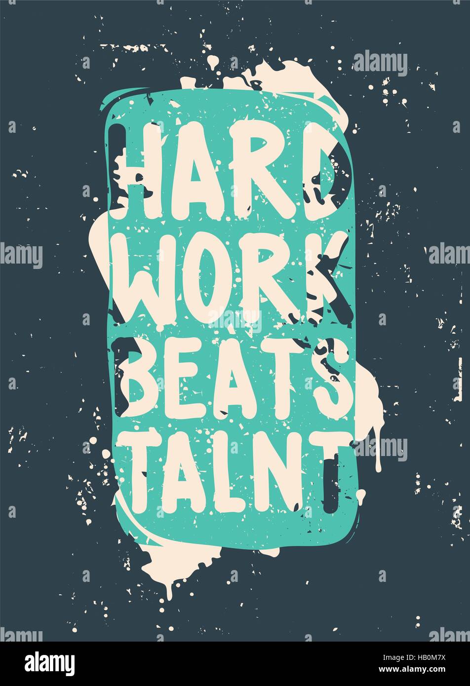 Work hard motivational poster vector hi-res stock photography and ...
