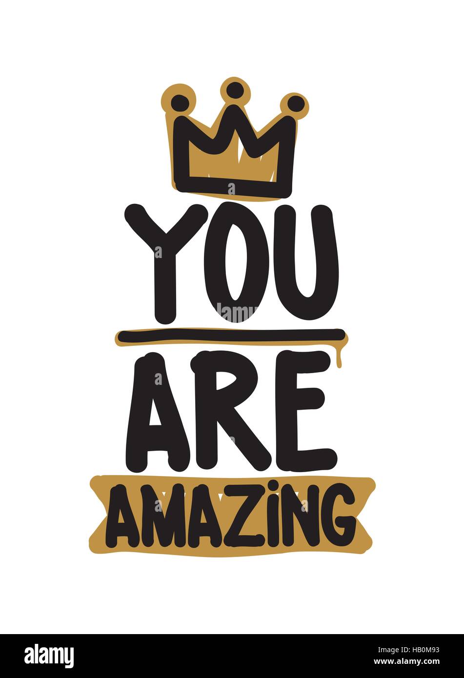 You are amazing Stock Vector Image & Art - Alamy
