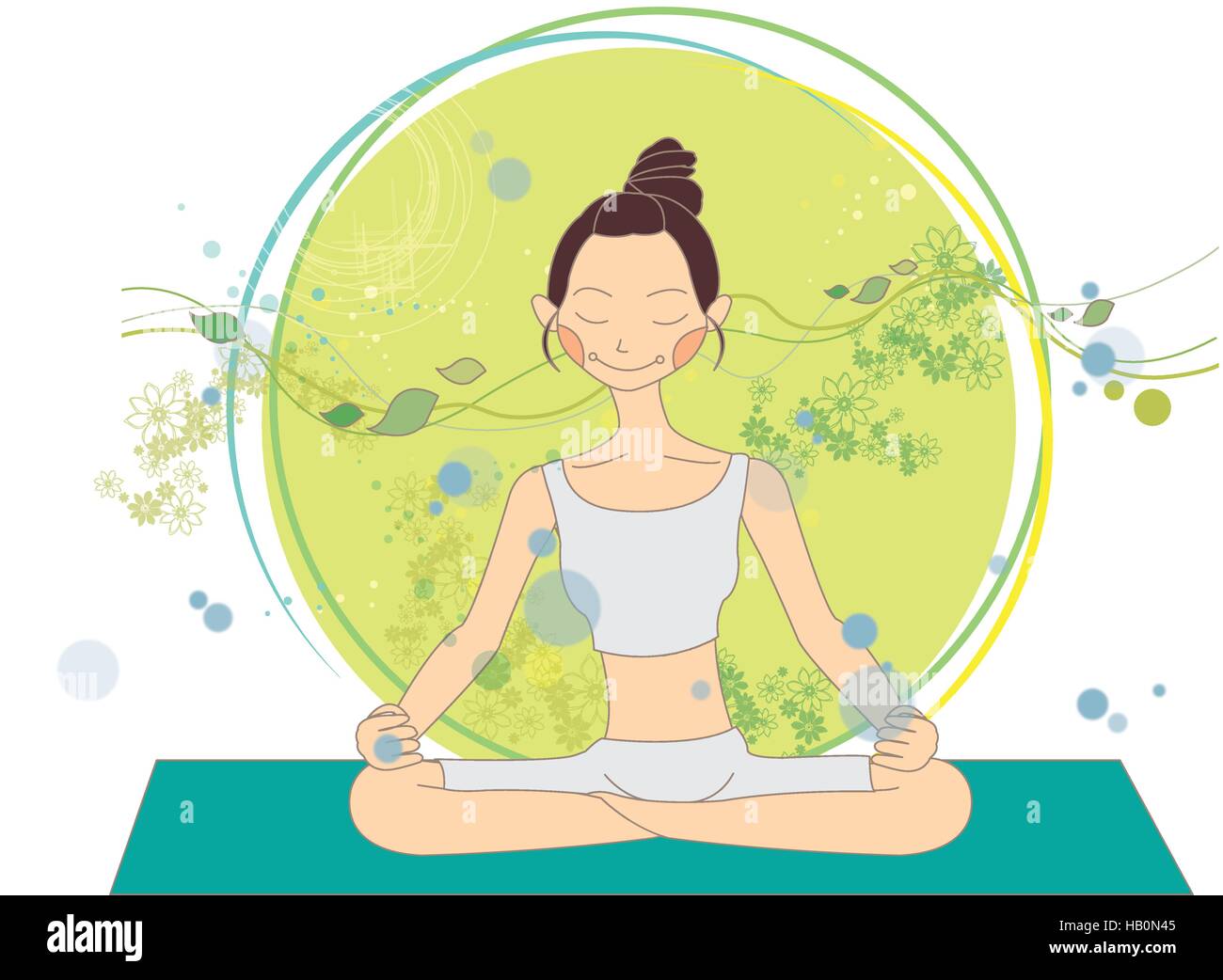 Zen painting Stock Vector Images - Alamy
