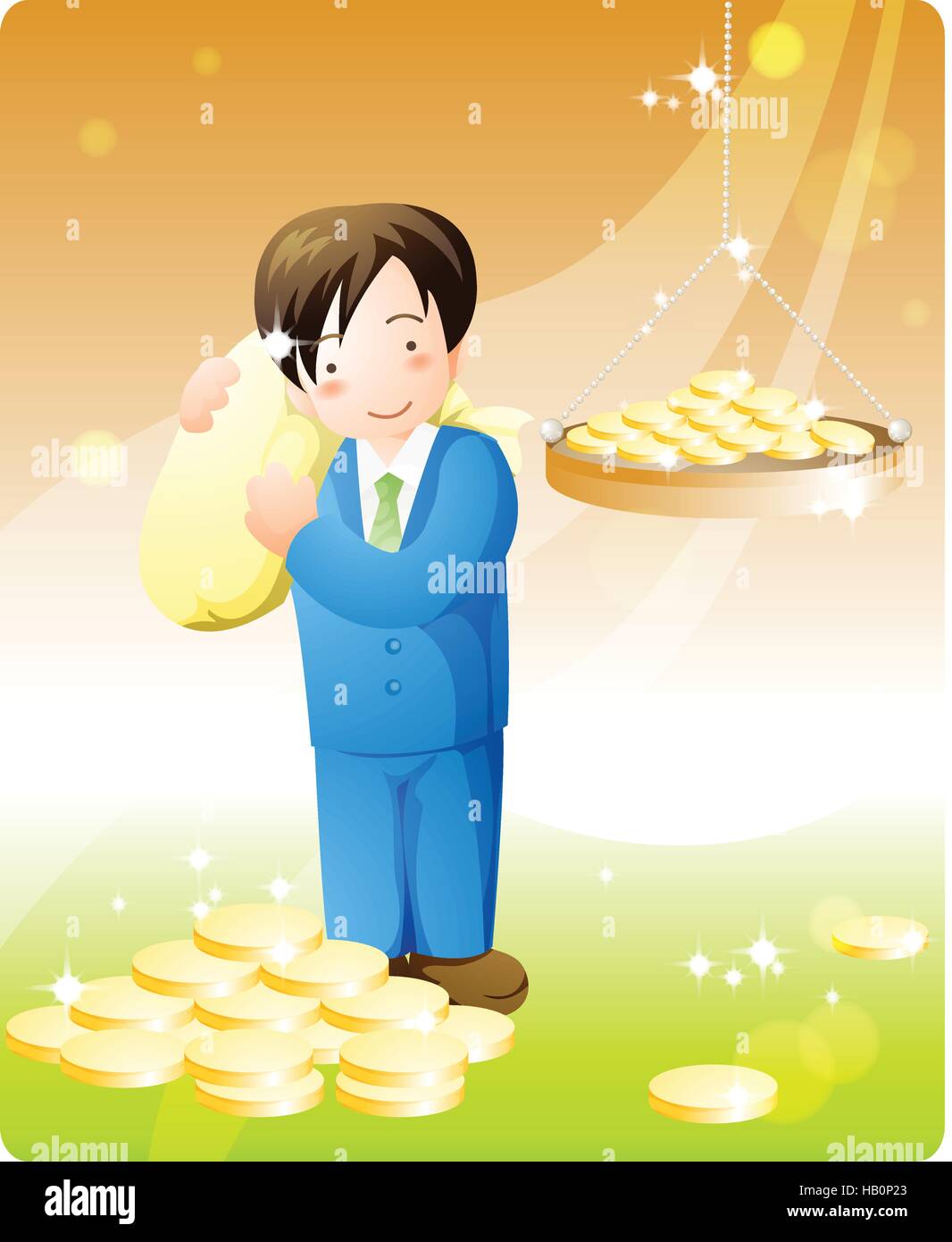 Business Illustration Painting Stock Vector Image & Art - Alamy