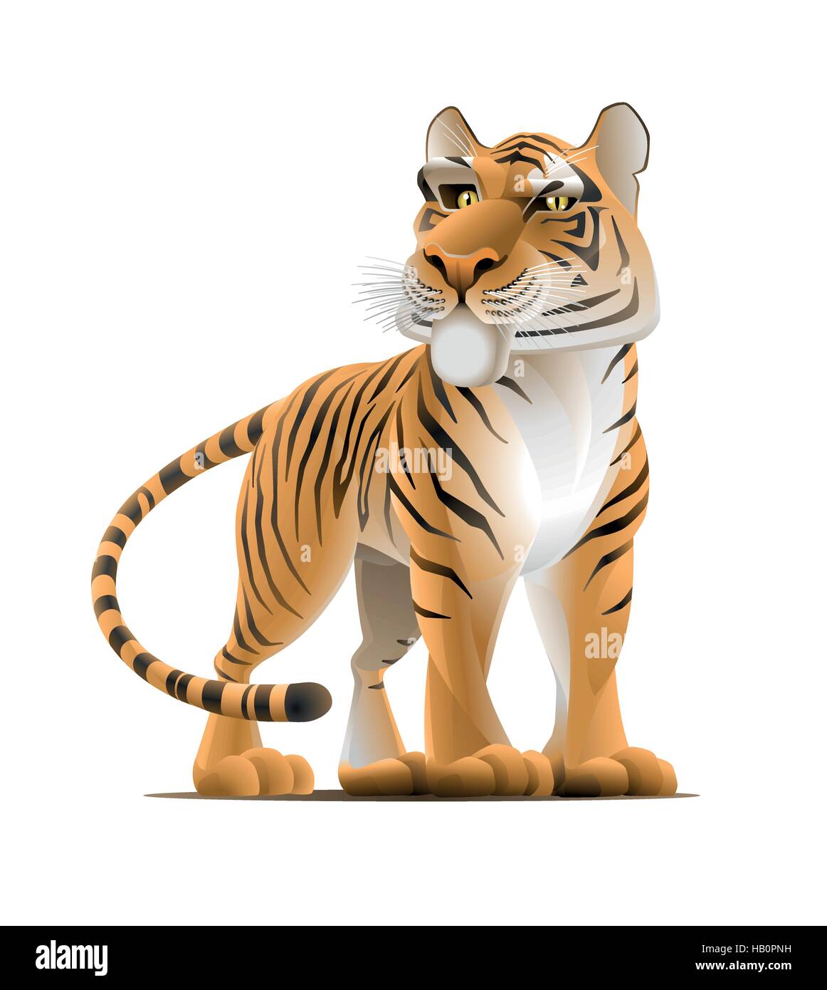 Cartoon tiger hi-res stock photography and images - Alamy