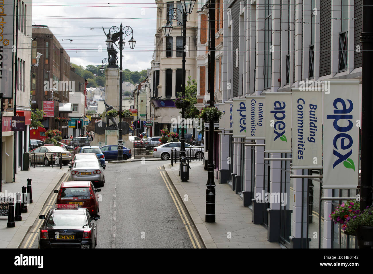 Londonderry city center, Northern Ireland, UK Stock Photo - Alamy