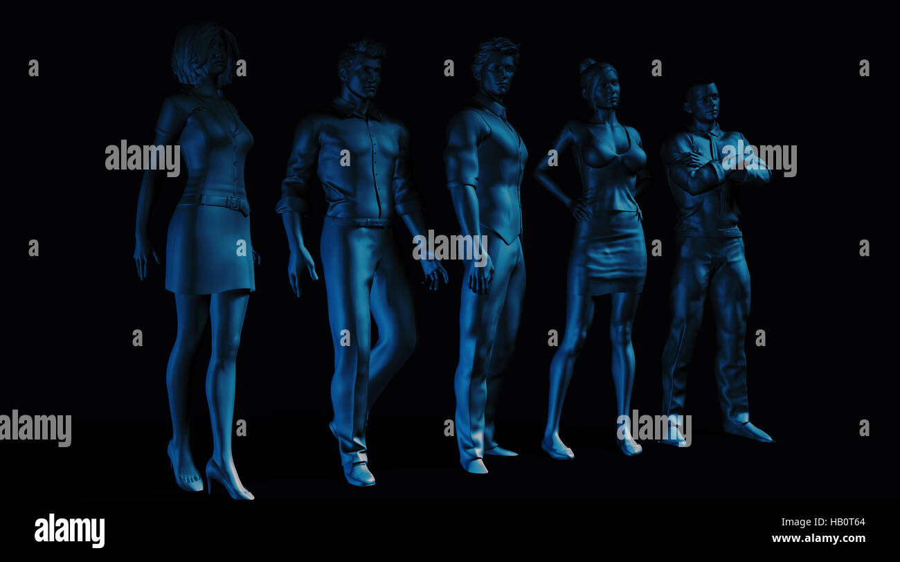 Business People Group Standing Together in Unity Stock Photo - Alamy