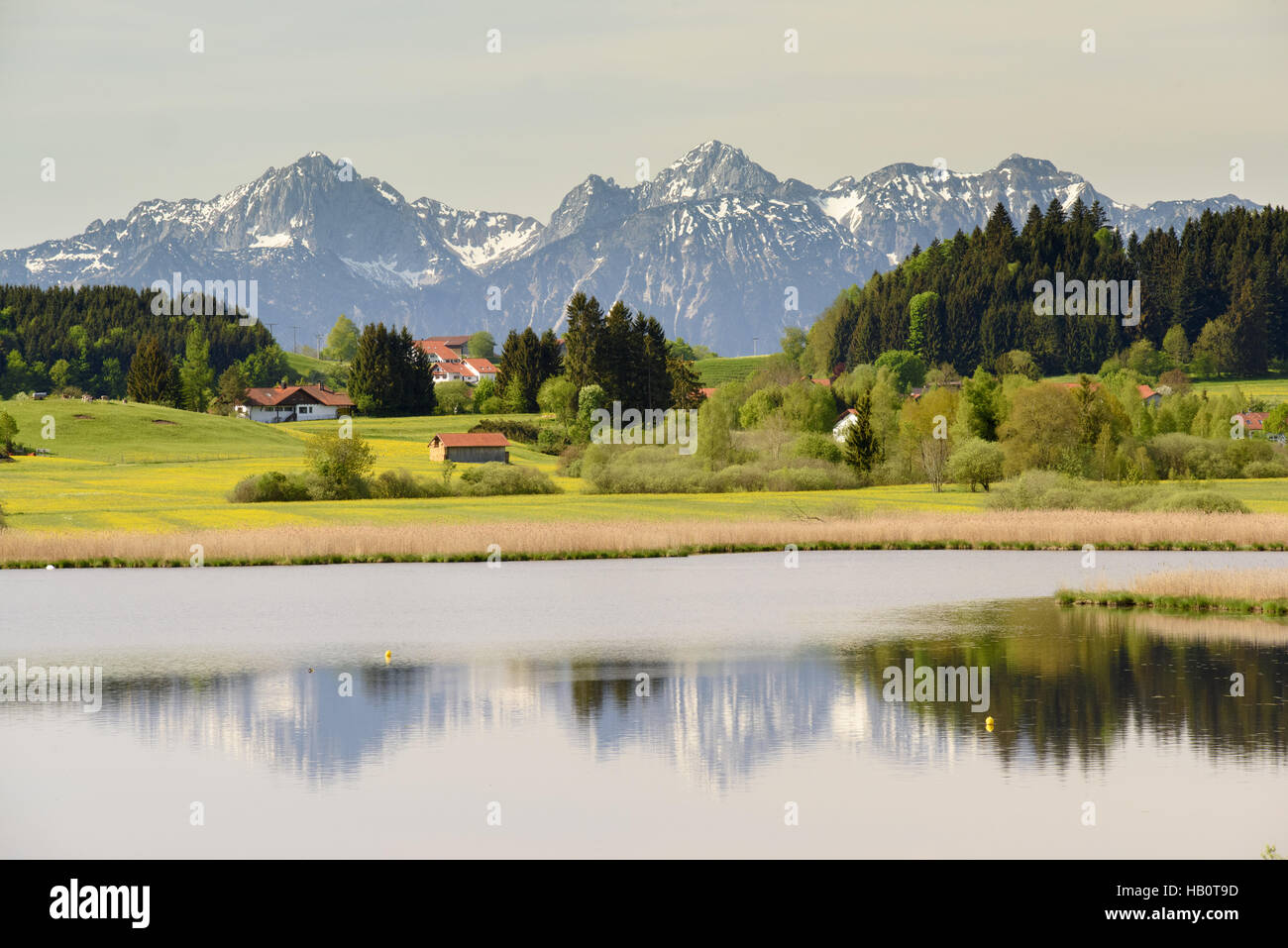 wide panorama landscape in Bavaria, Germany Stock Photo - Alamy