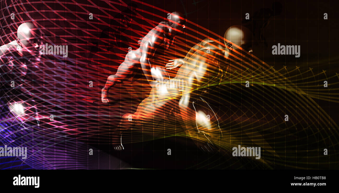 Disruptive Technology and Innovation as a Business Concept Stock Photo ...