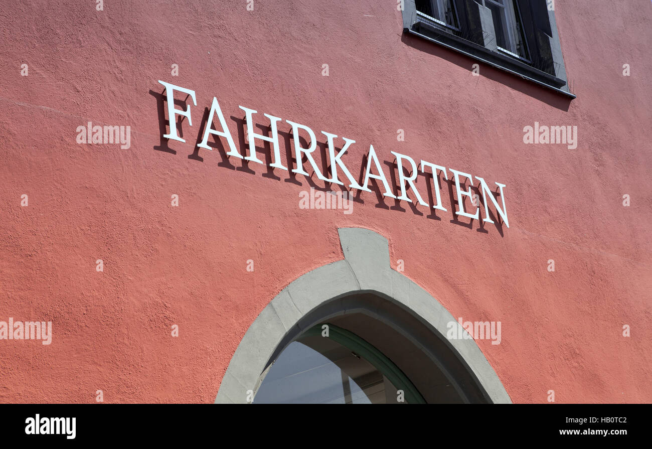 Train station ticket office sign hi-res stock photography and images ...