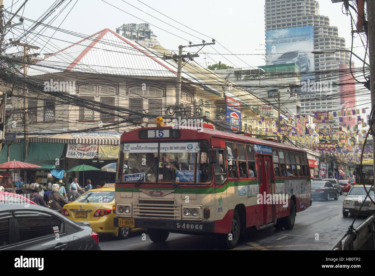 ASIA THAILAND BANGKOK RIVERSIDE CITY LIFE BUS Stock Photo - Alamy