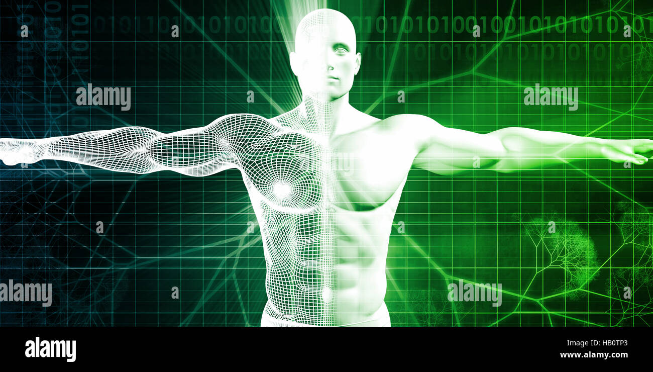 Disruptive Technology of the Human Body and Mind Stock Photo - Alamy