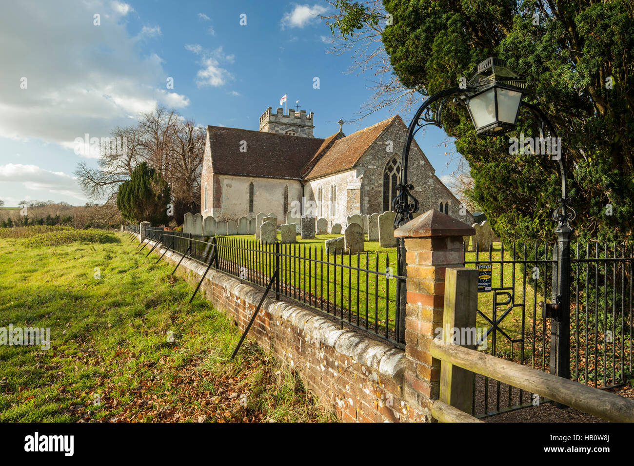 Autumn afternoon at St Peter's & St Paul's church in Soberton ...