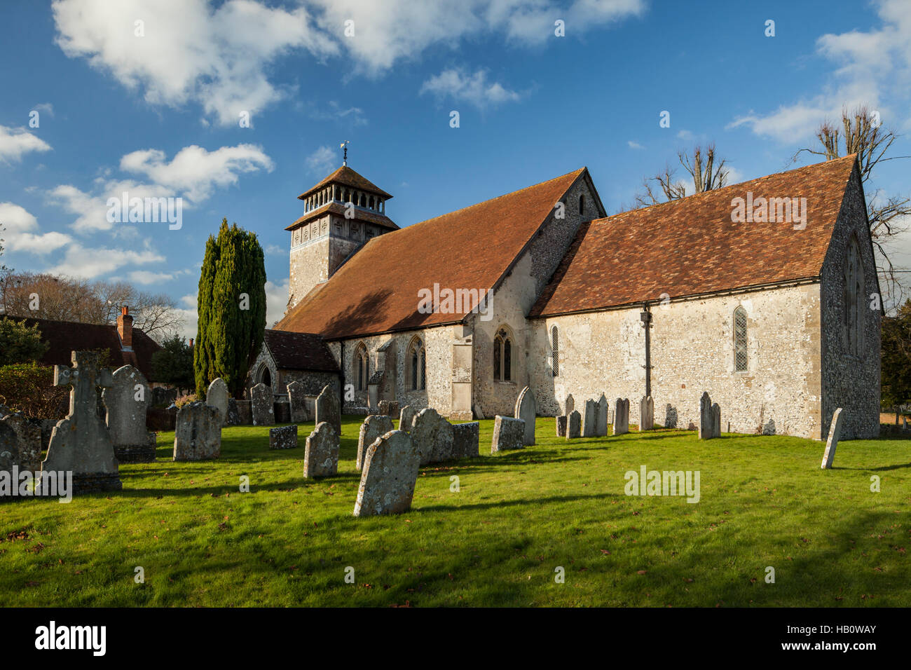 Village in the meon valley hi-res stock photography and images - Alamy