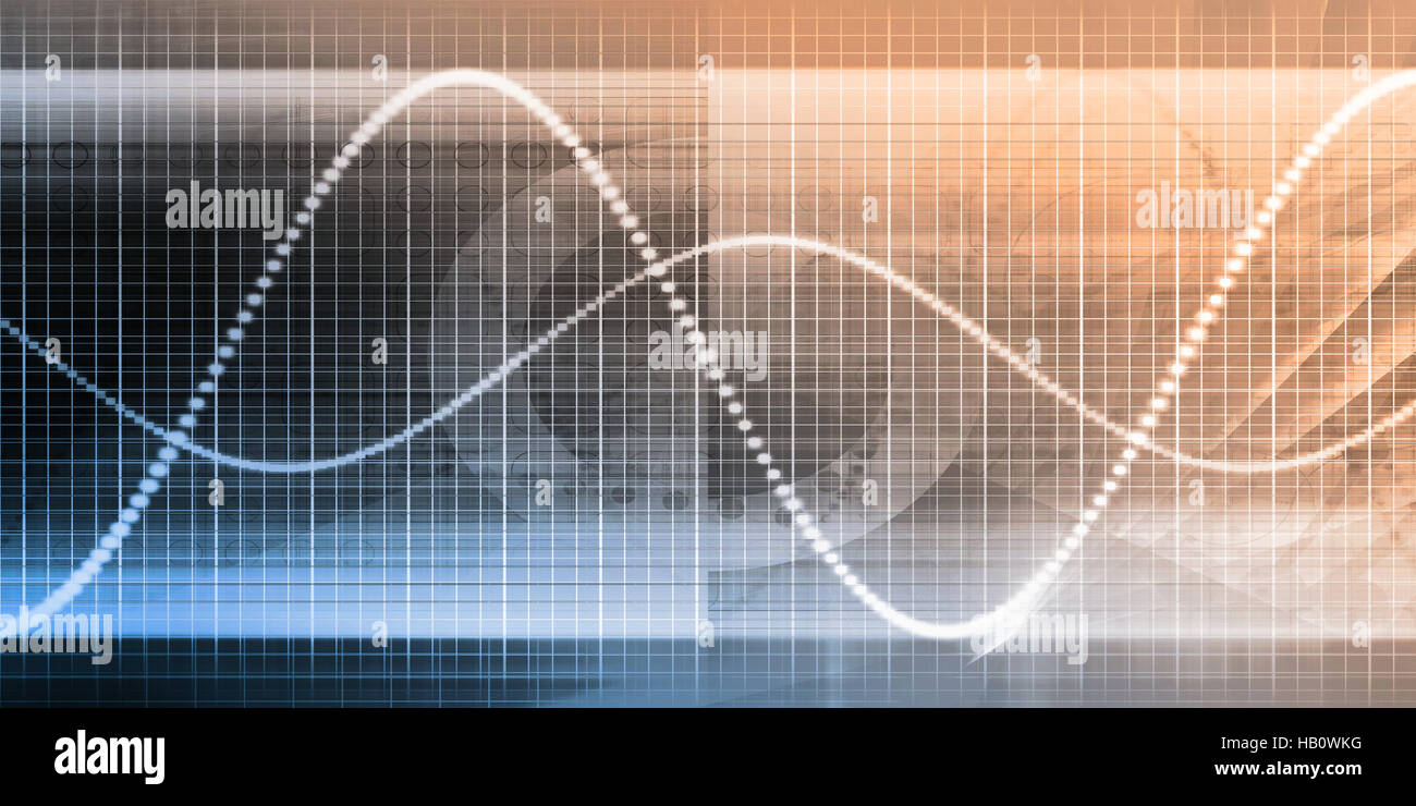 Creative Chart Line Graph Abstract Background with Tech Theme Stock ...