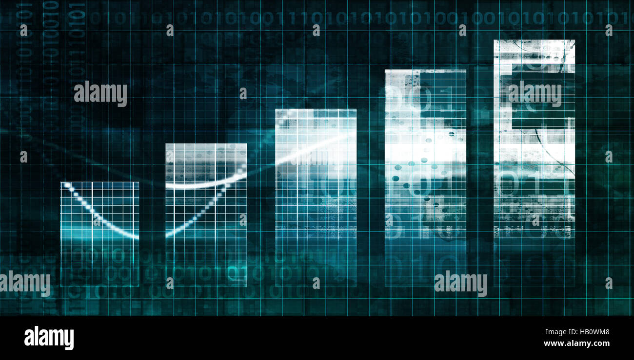 Bar Chart Technology Abstract Background for Presentation Stock Photo ...
