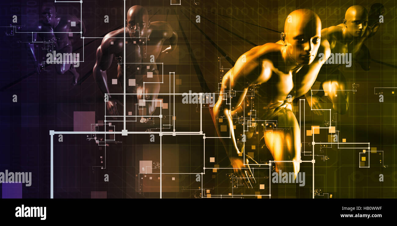 Digital Entertainment and Streaming Broadcast Technology Art Stock ...