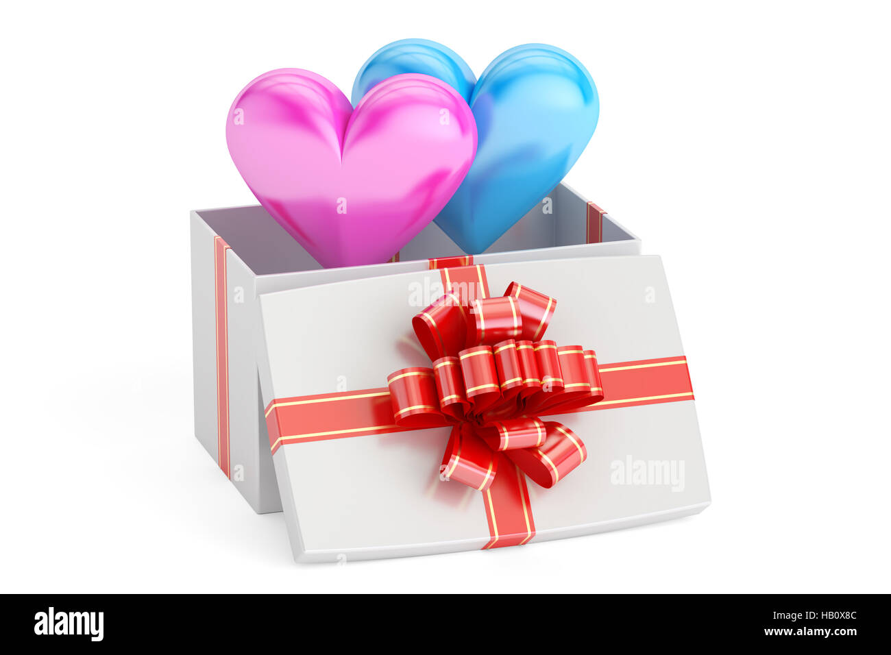 Hearts love concept background Cut Out Stock Images & Pictures - Alamy