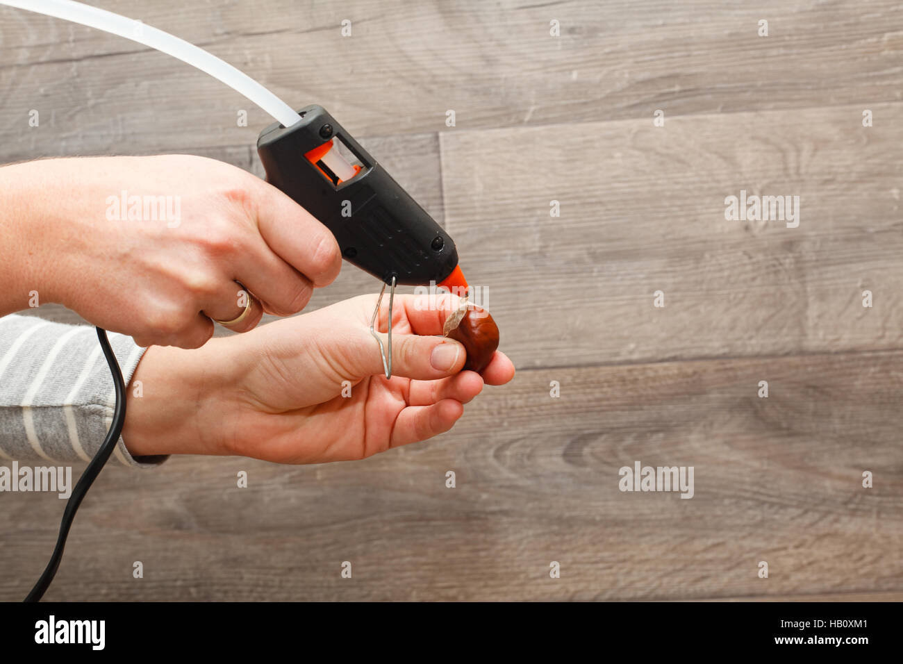 Handmade using hot melt gun (Close-up, Shallow DOF Stock Photo - Alamy