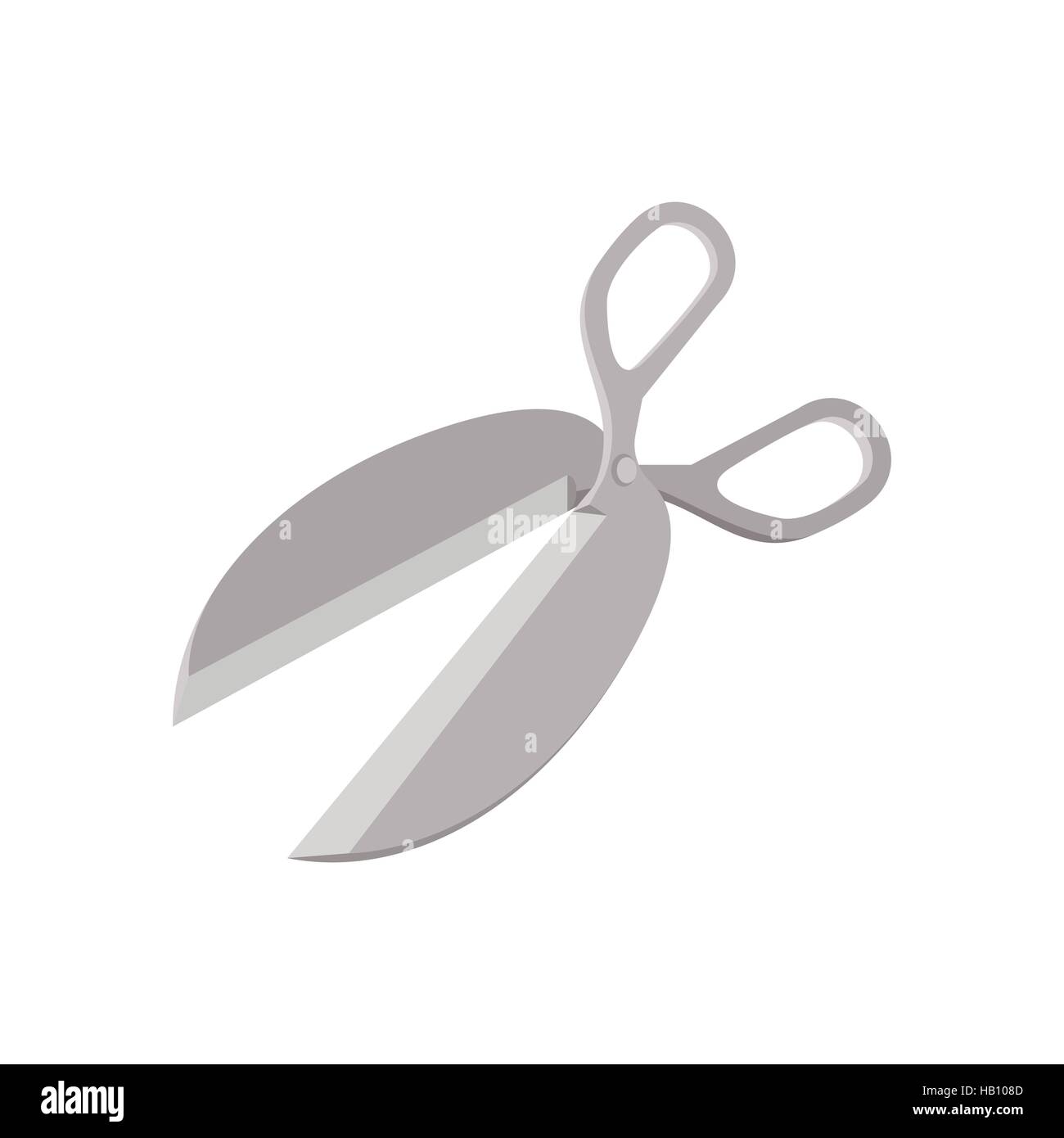 Silver scissor Stock Vector Images - Alamy