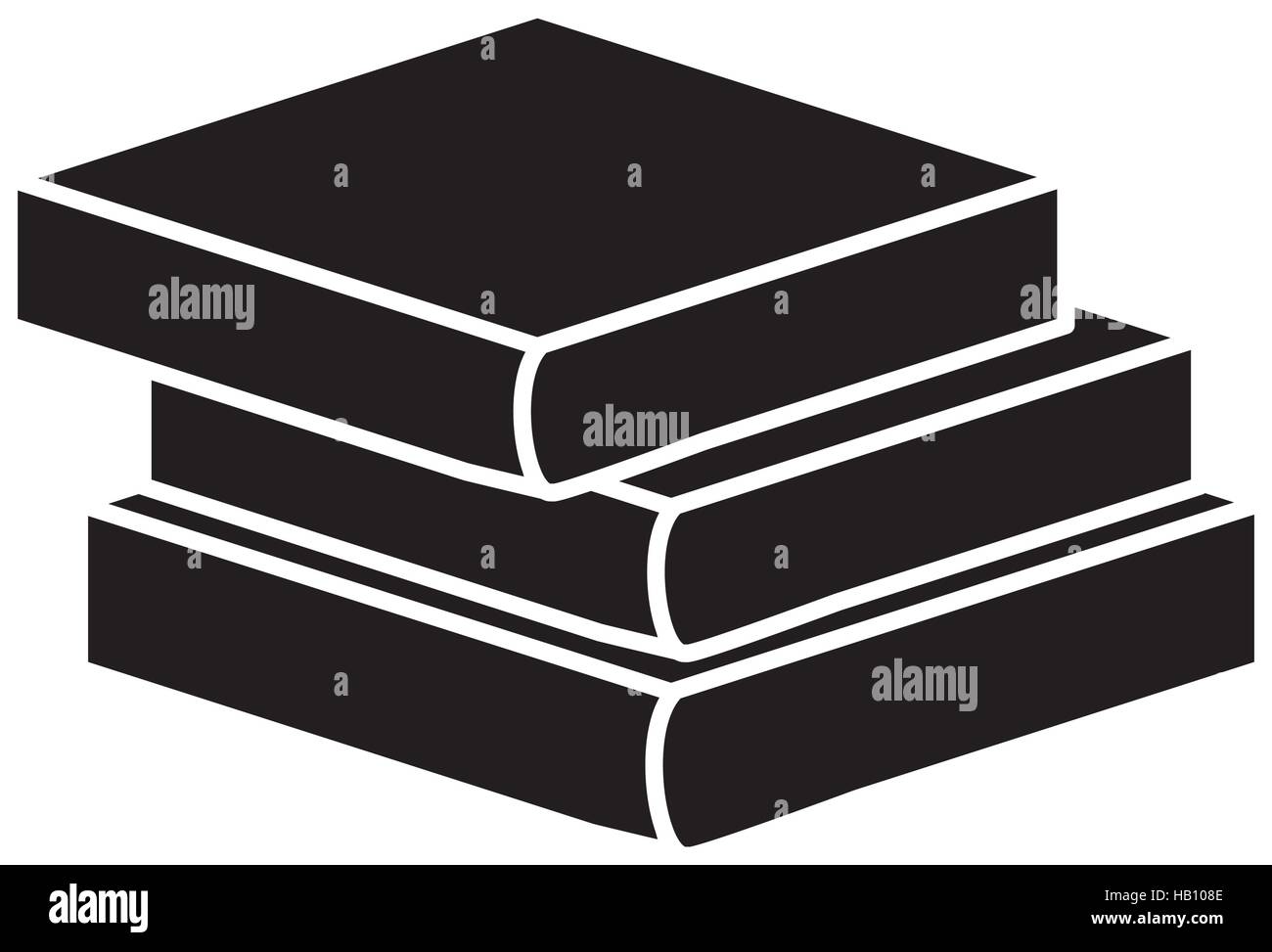 book pile icon image vector illustration design Stock Vector Image ...