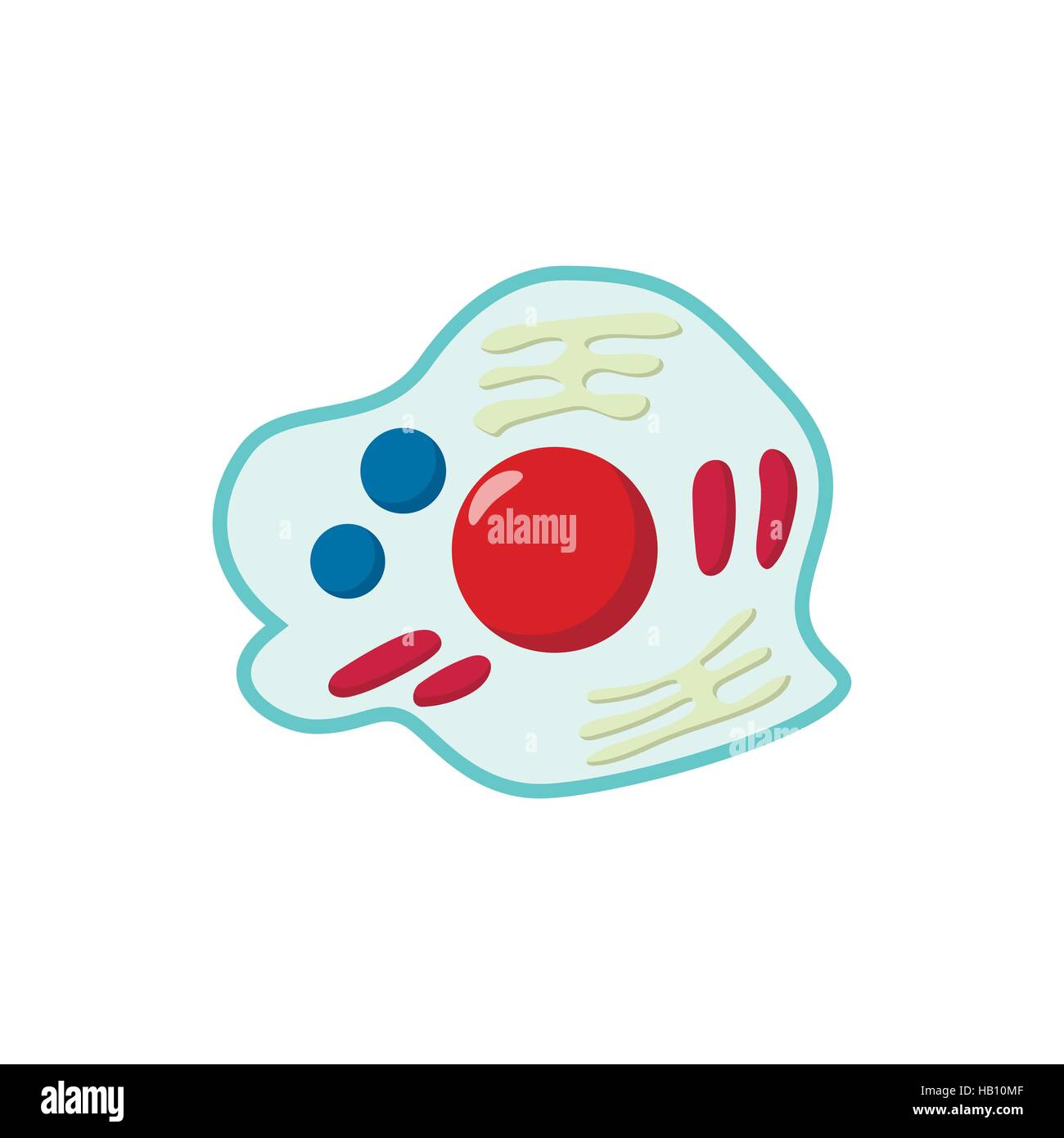 Cartoon germ disease molecule Stock Vector Images - Alamy