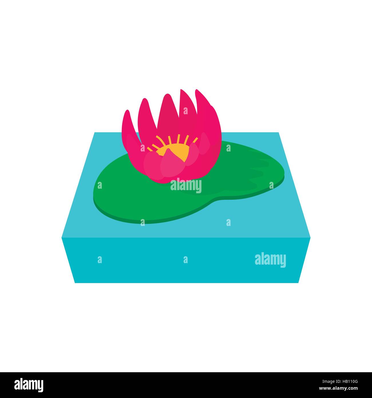 Lotus flower cartoon icon Stock Vector Image & Art - Alamy