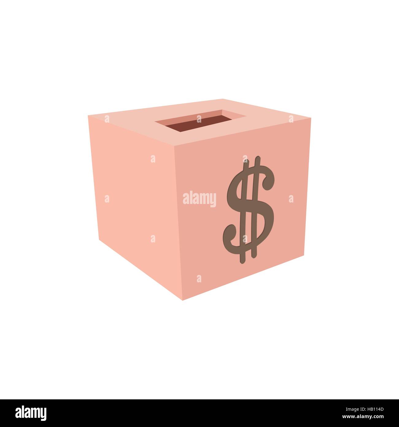 Money box donation cartoon icon Stock Vector Image & Art - Alamy