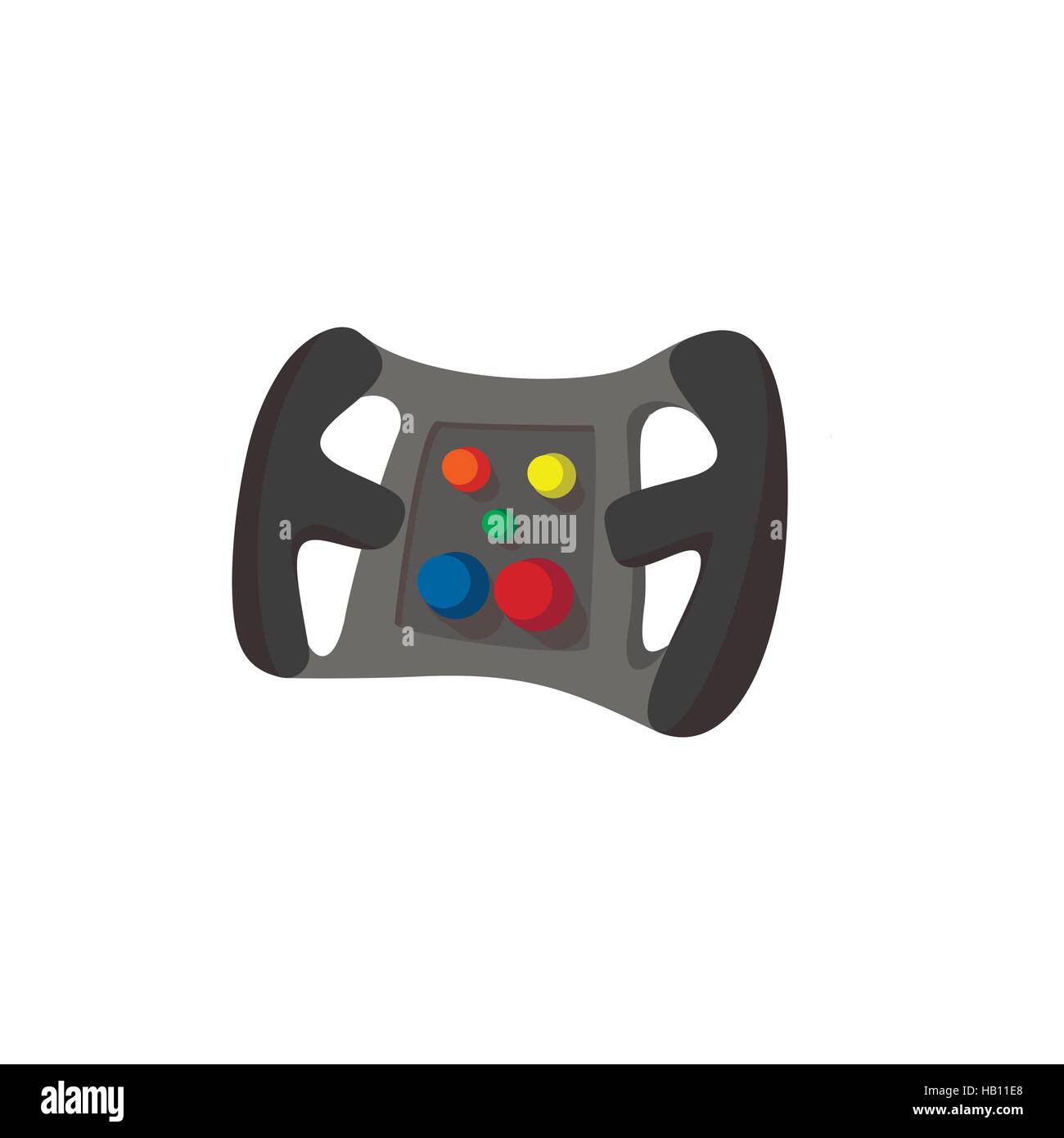 Steering wheel single object car Stock Vector Images - Alamy