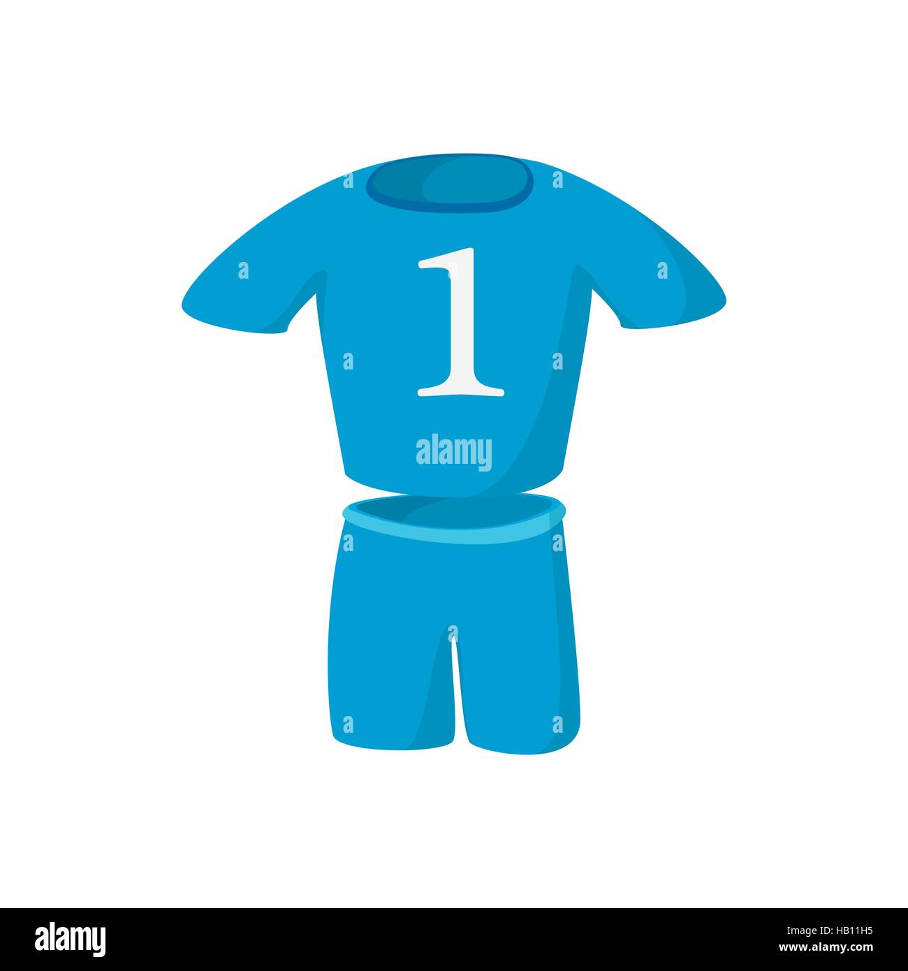 Blue polo shirt icon cartoon hi-res stock photography and images - Alamy