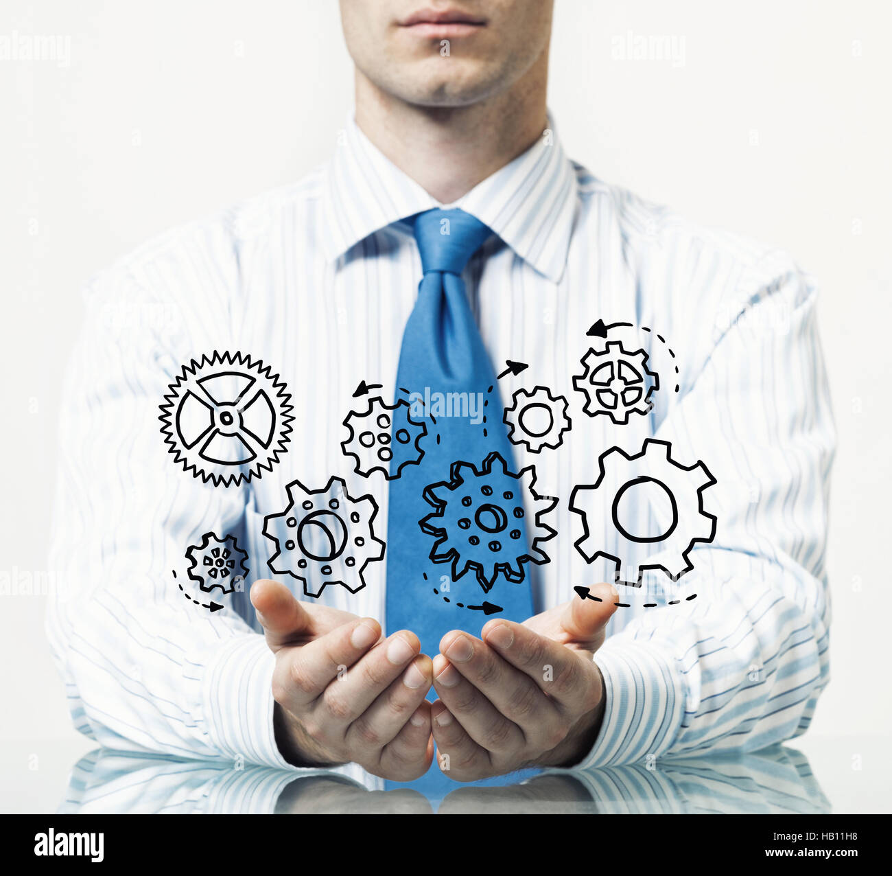 Concept of teamwork and cooperation Stock Photo - Alamy