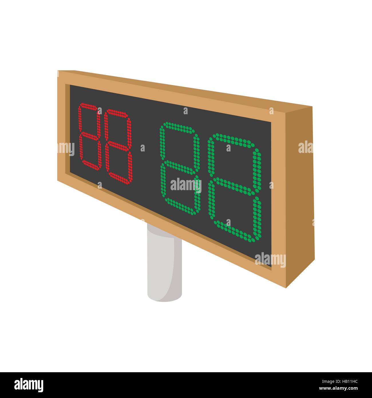 Scoreboard icon in cartoon Stock Vector Images - Alamy