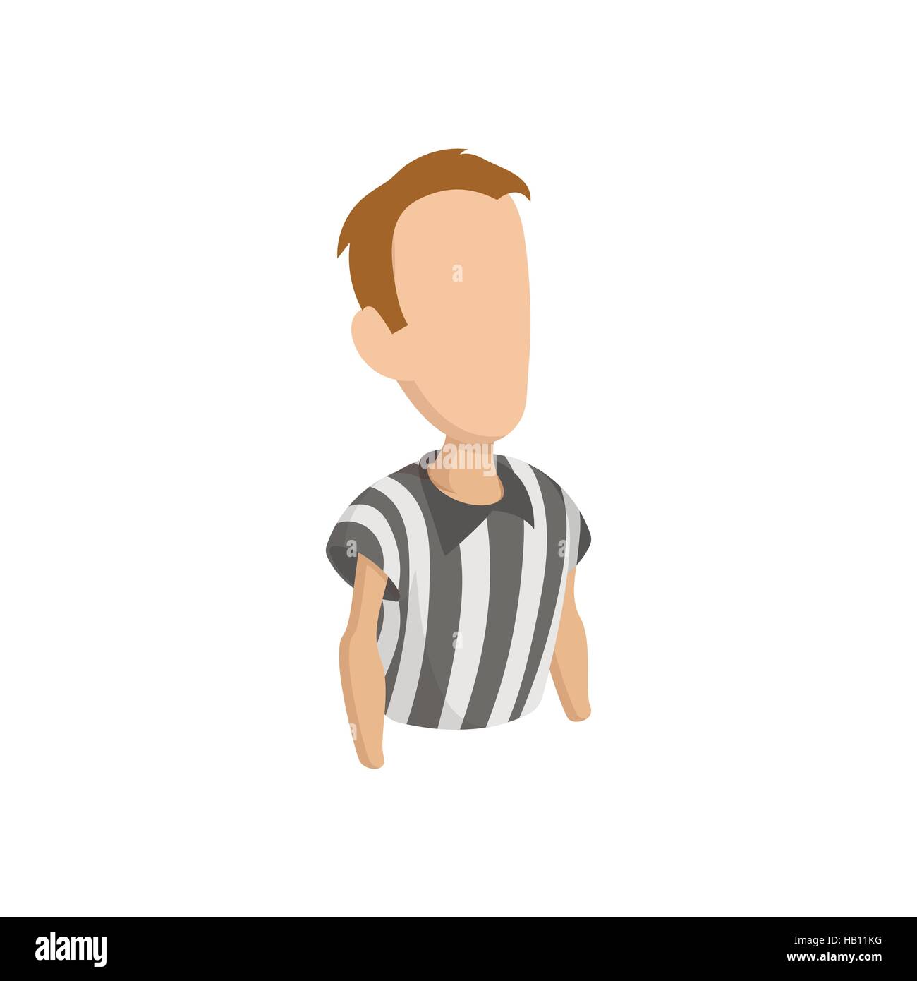 Football referee cartoon icon Stock Vector Image & Art - Alamy