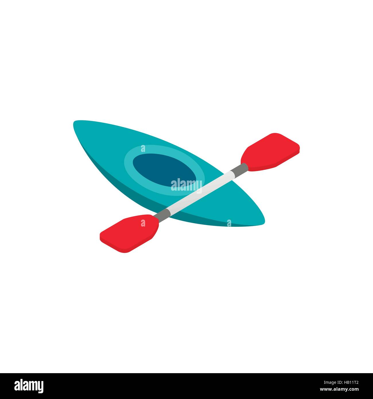 Single kayak isometric 3d icon Stock Vector Image & Art - Alamy
