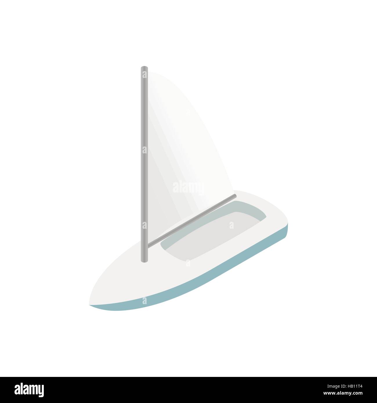 Sailing yacht isometric 3d icon Stock Vector Image & Art - Alamy