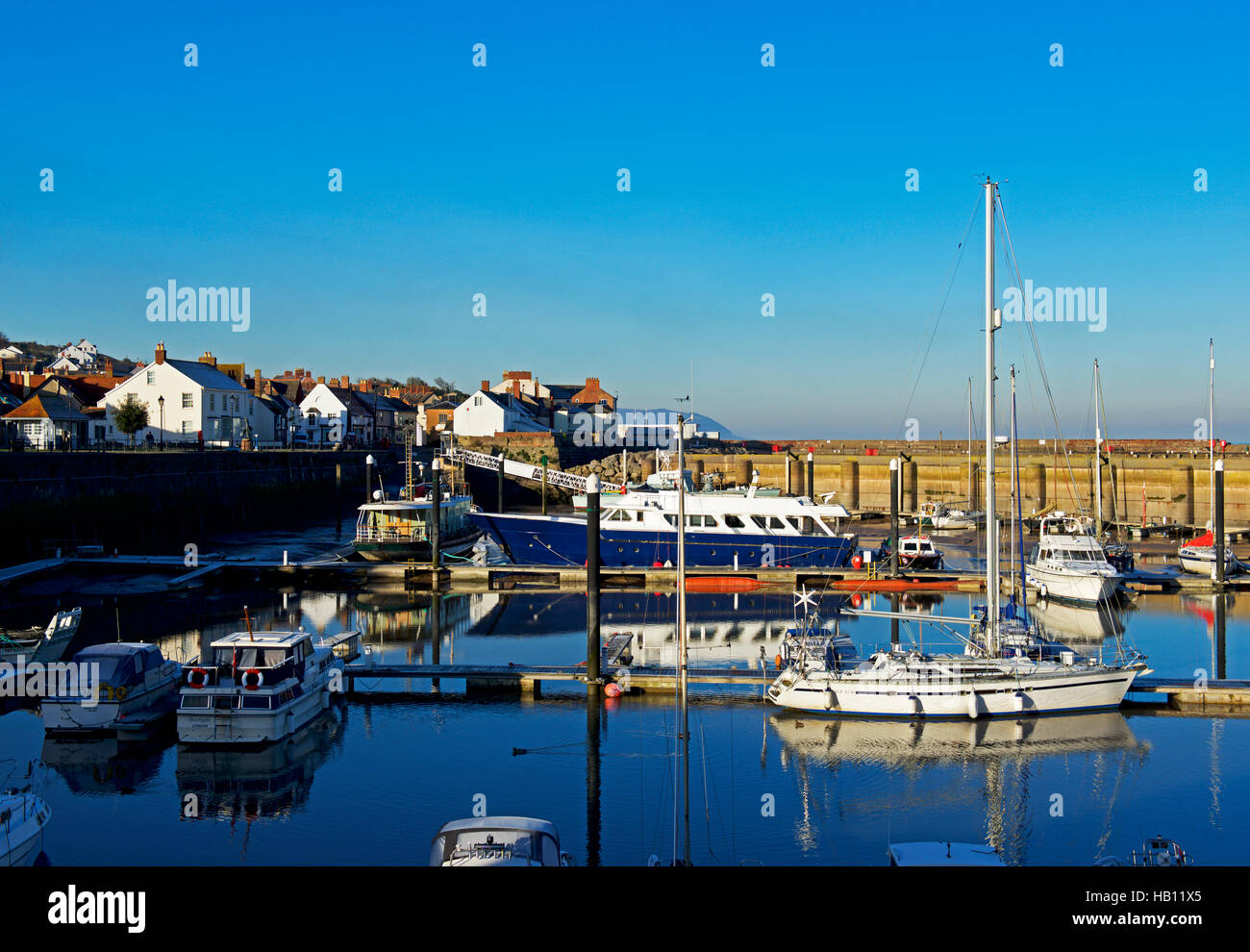 The harbour at Watchet, Somerset, England UK Stock Photo - Alamy